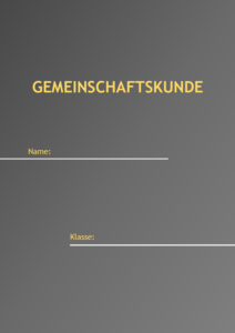 Deckblatt Schule: Vorlagen & Muster - Deckblatt.de