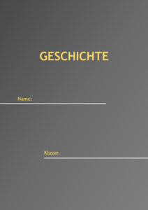 Deckblatt Schule: Vorlagen & Muster - Deckblatt.de