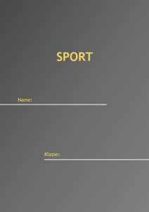 Deckblatt Schule: Vorlagen & Muster - Deckblatt.de