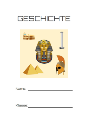 Deckblatt Geschichte: Vorlagen & Muster - Deckblatt.de
